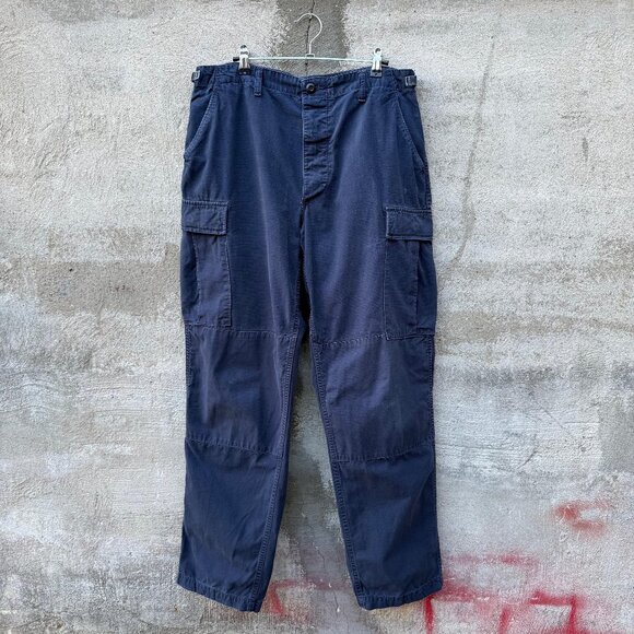 American Vintage | Pants | Vintage Military Style Navy Rip Stop Cargo ...